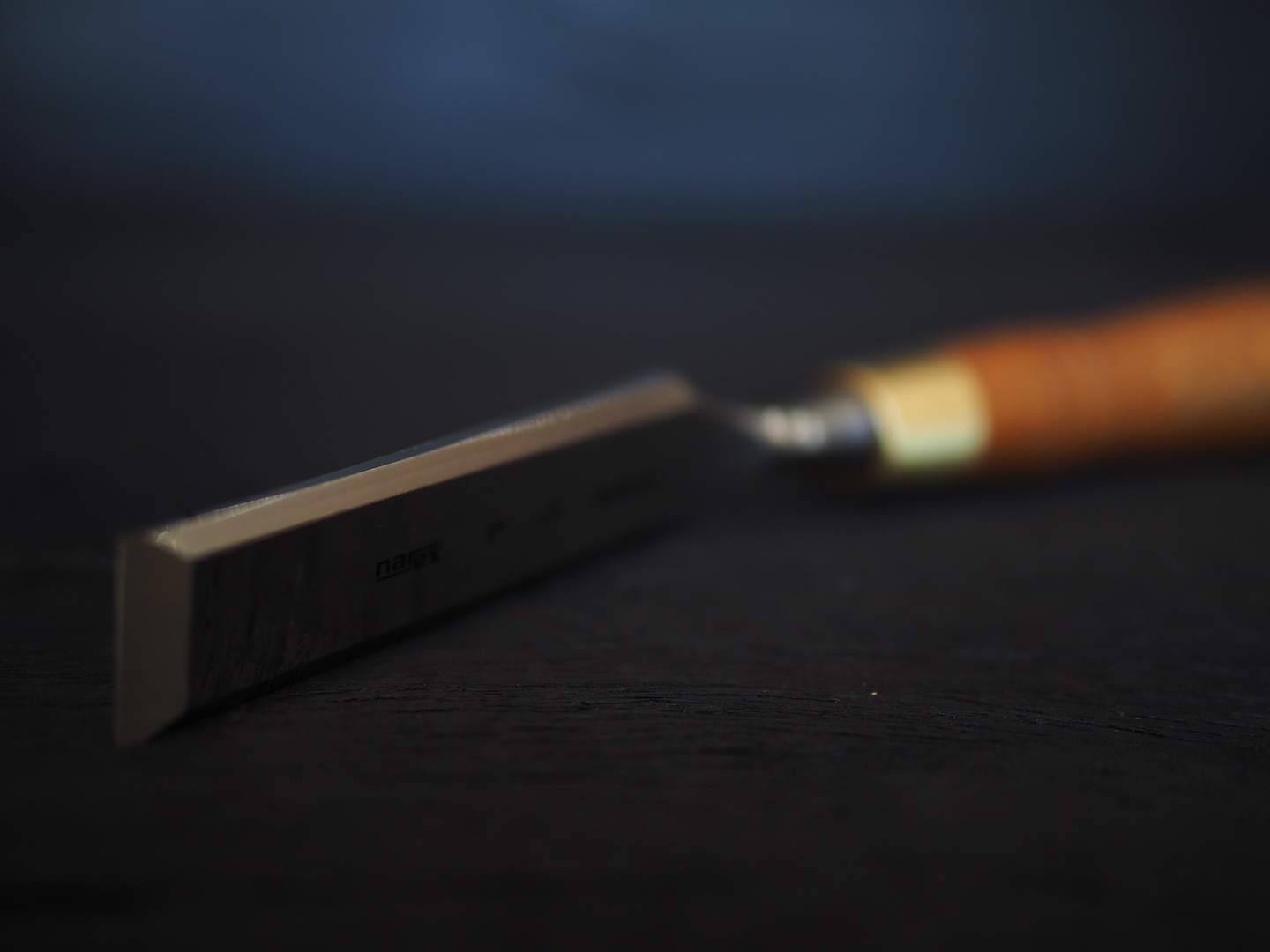 Cranked neck paring chisel - 25mm - Dubbeld Wood Tools