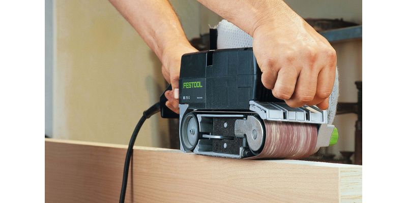 BS 75mm Belt Sander in Systainer with Sanding Frame Set - Dubbeld Wood ...