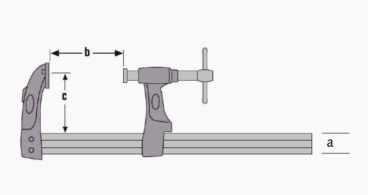 Excision 300MM FX XTREME CLAMP 120MM DEPTH - Dubbeld Wood Tools